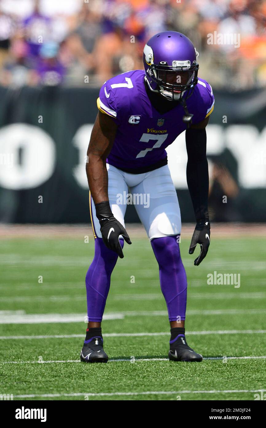 Minnesota Vikings cornerback Patrick Peterson (7) in action during an ...