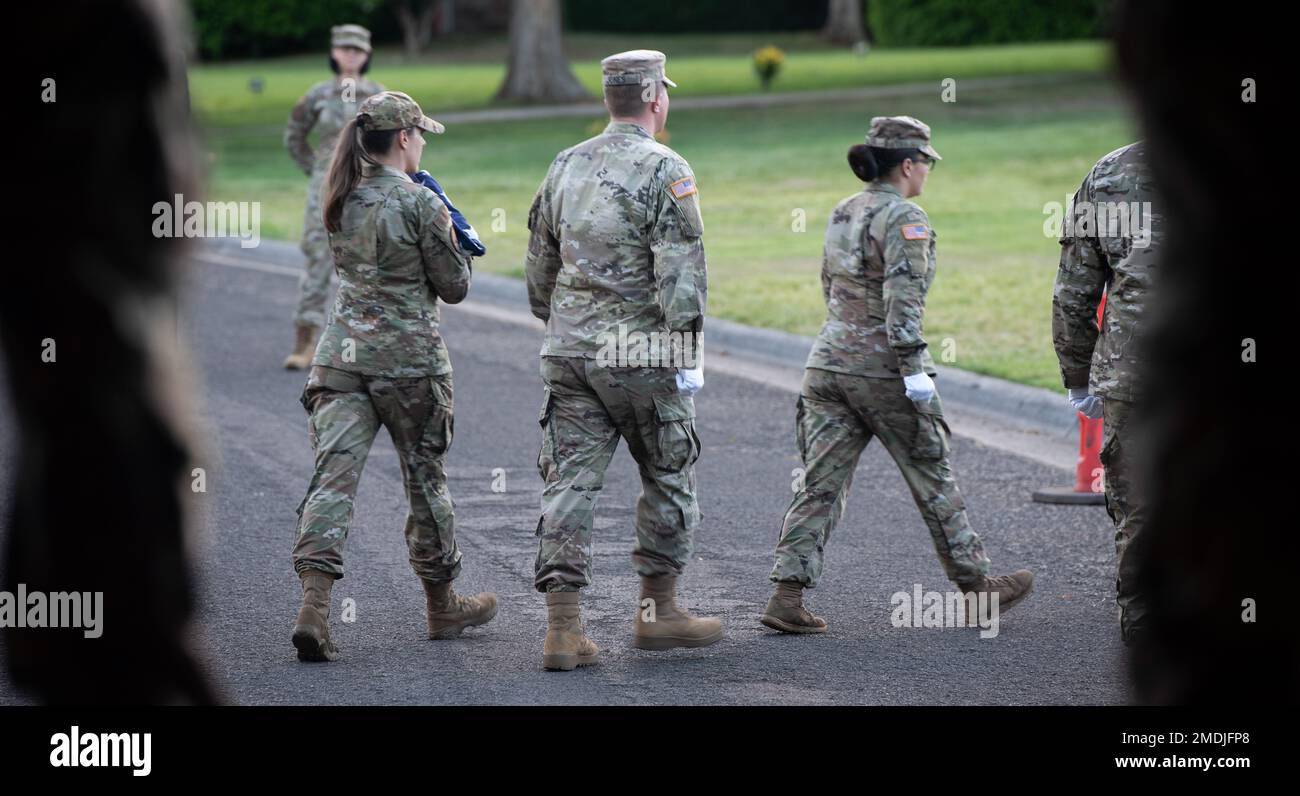 Members of the Defense POW/MIA Accounting Agency (DPAA) participate in ...