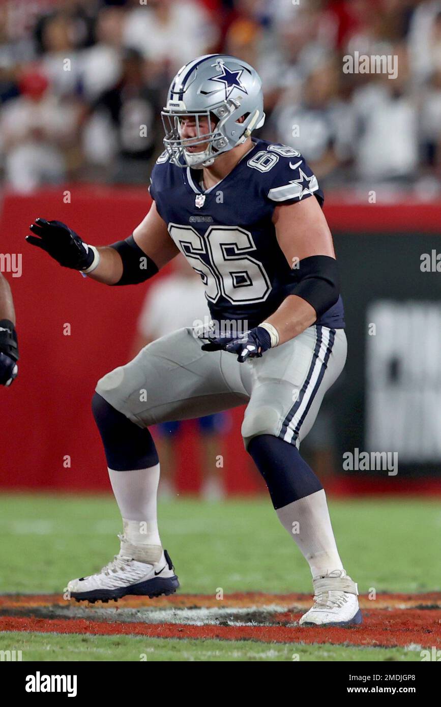 Dallas Cowboys offensive guard Connor McGovern (66) during an NFL ...