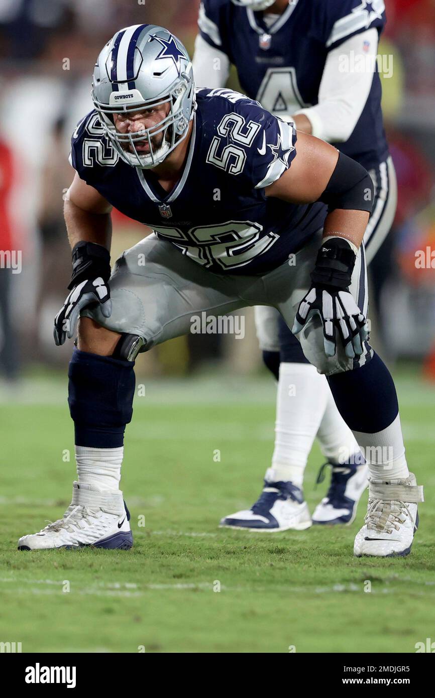 Dallas Cowboys offensive guard Connor Williams (52) during an NFL ...