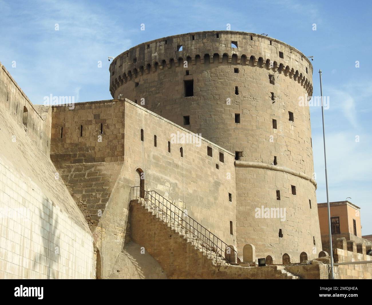 The Citadel of Cairo or Citadel of Saladin, a medieval Islamic-era ...