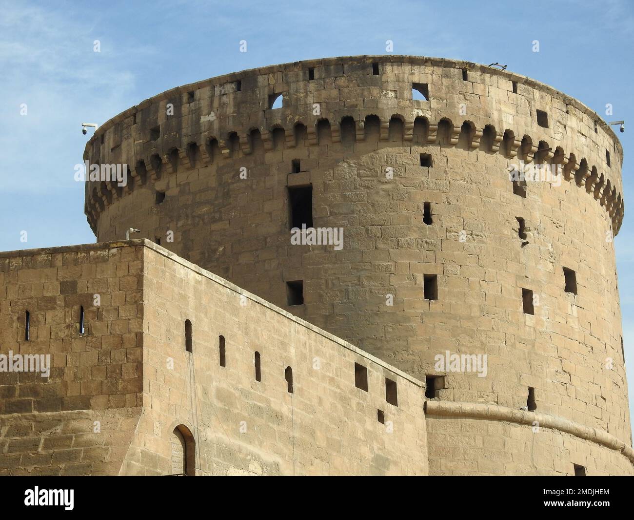 The Citadel of Cairo or Citadel of Saladin, a medieval Islamic-era ...