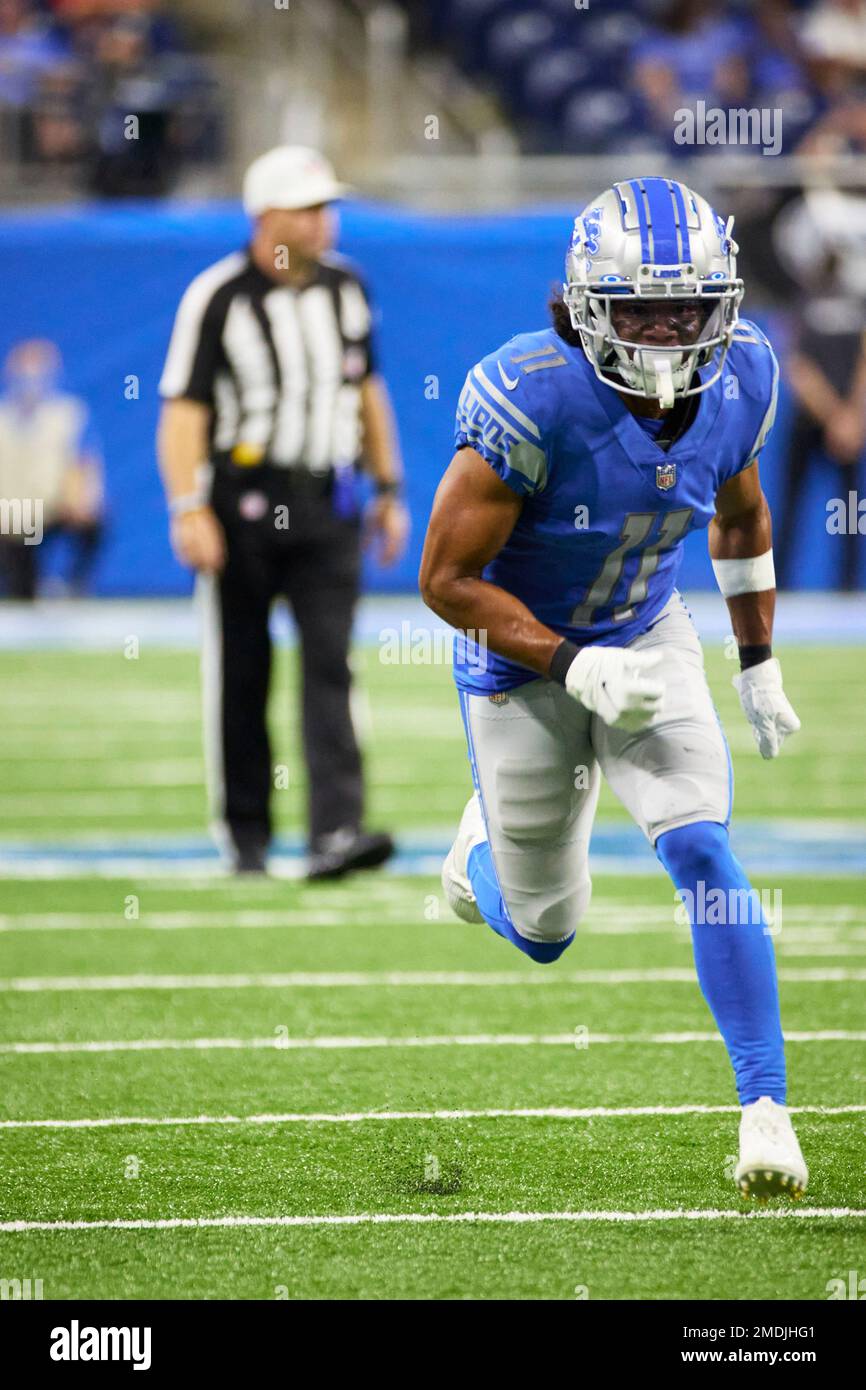 Detroit Lions wide receiver Kalif Raymond (11) in action against the ...