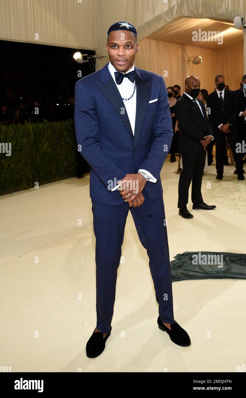 Russell Westbrook attends The Metropolitan Museum of Art's Costume ...