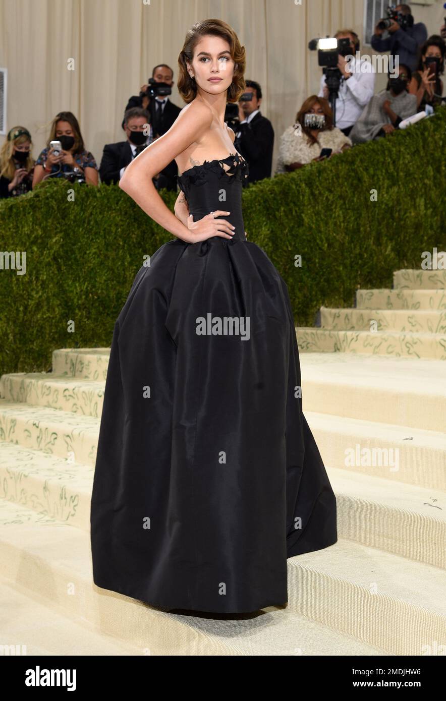 Kaia Gerber attends The Metropolitan Museum of Art's Costume Institute ...