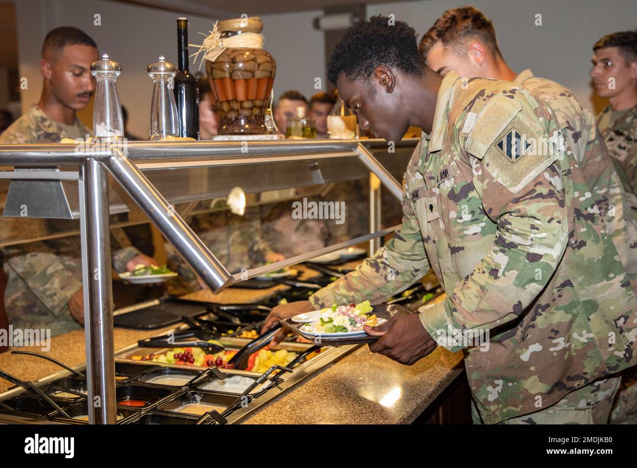 U.S. Army Spc. Djamilou Sebabe, a member of 3rd Infantry Division’s ...