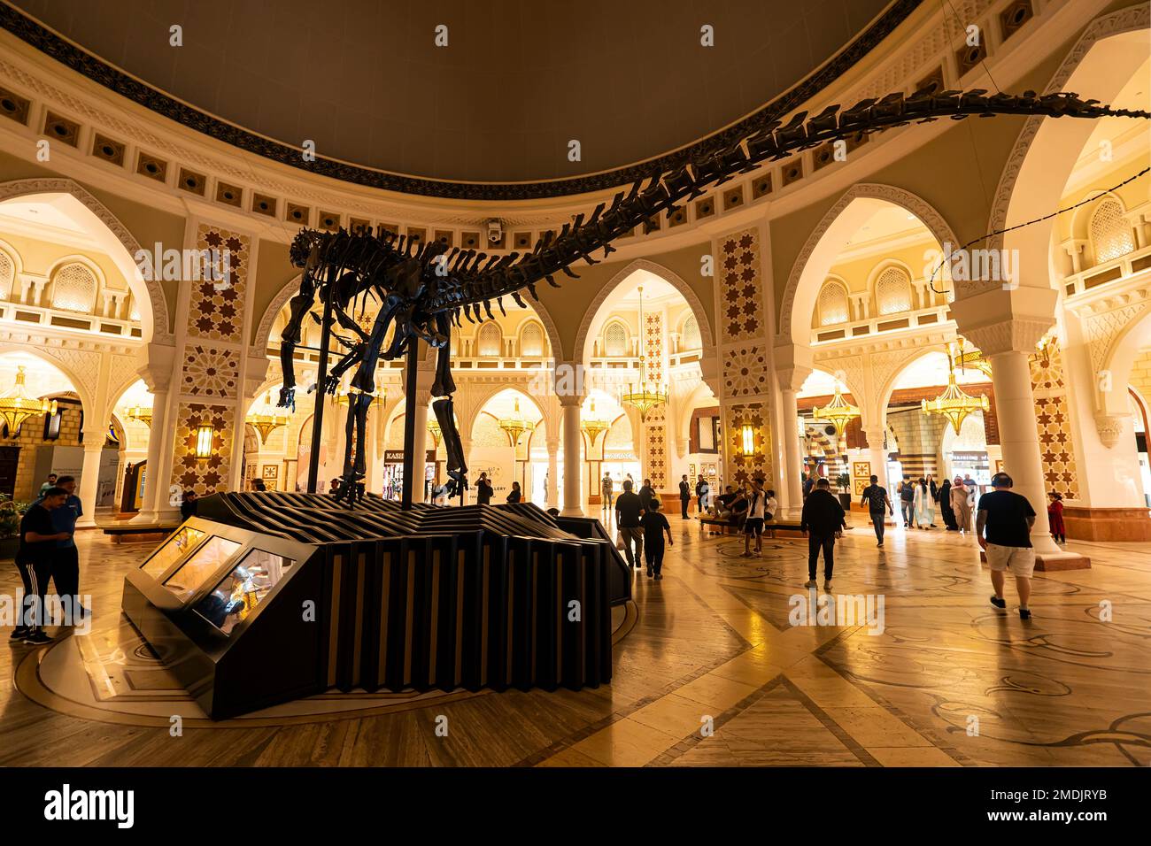 Dubai, UAE , United Arab Emirates. November 28th, 2022. : dinosaur ...