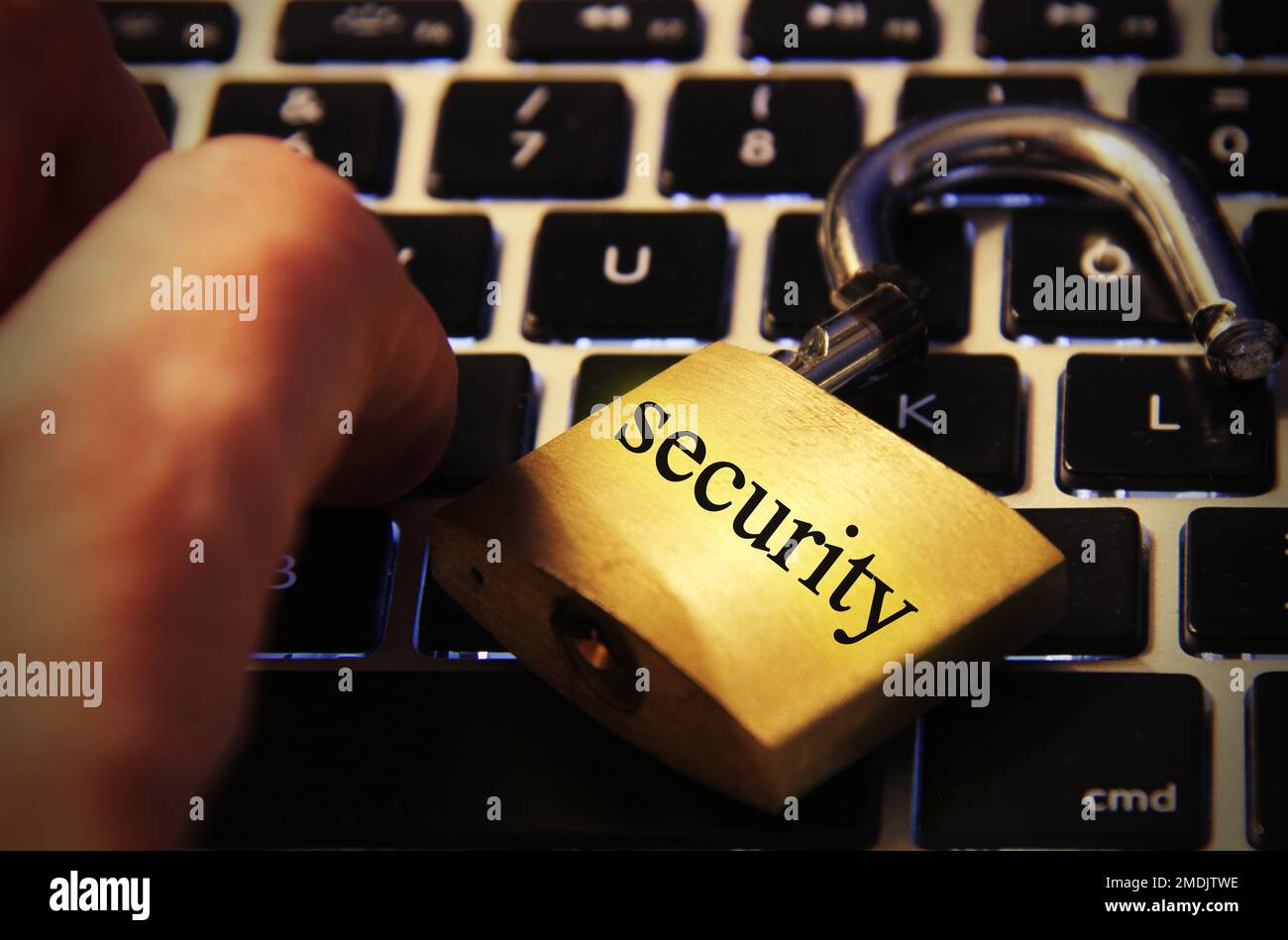 Computer padlock cloud shield hi-res stock photography and images - Alamy