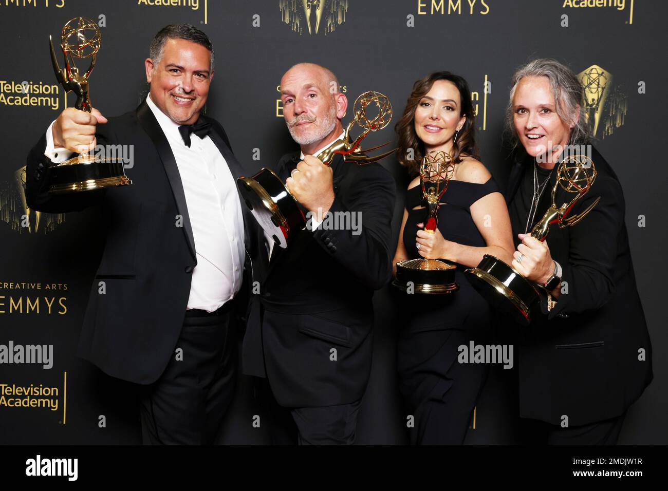IMAGE DISTRIBUTED FOR THE TELEVISION ACADEMY - Mark Bracero, from left, Rob Eric, Jordana ...