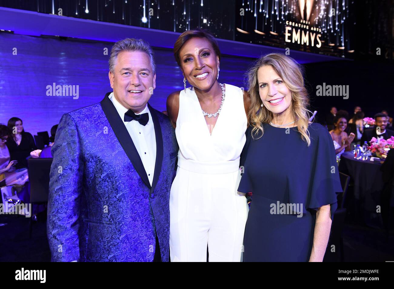 Moe Bardach, Robin Roberts and Linda Berman attend the third ceremony ...