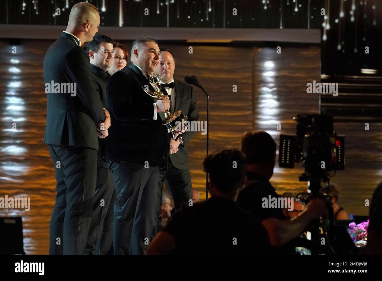 David Karbassioun, from left, Alex Lopez, Andy Whiteside, Emily Knight ...
