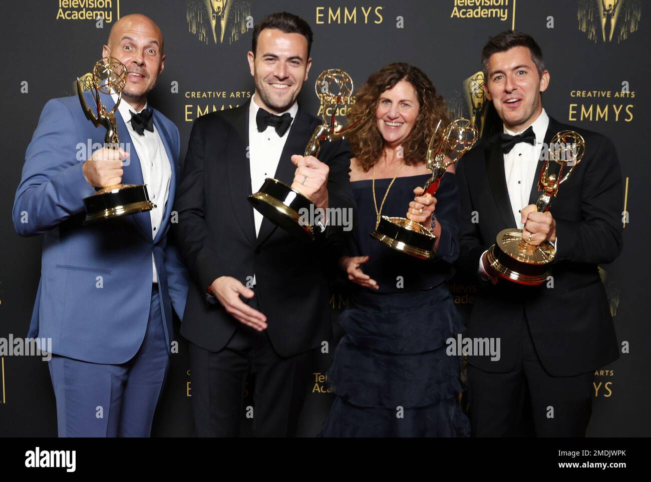 Eric Pankowski, from left, Ben Winston, Sheila Rogers and David Young ...
