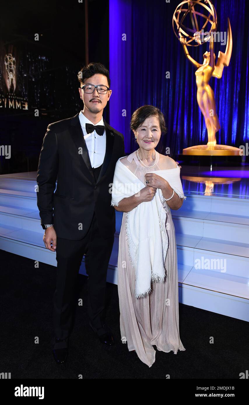 Johnny Han, left, and Pilsang Han attend the third ceremony of the ...