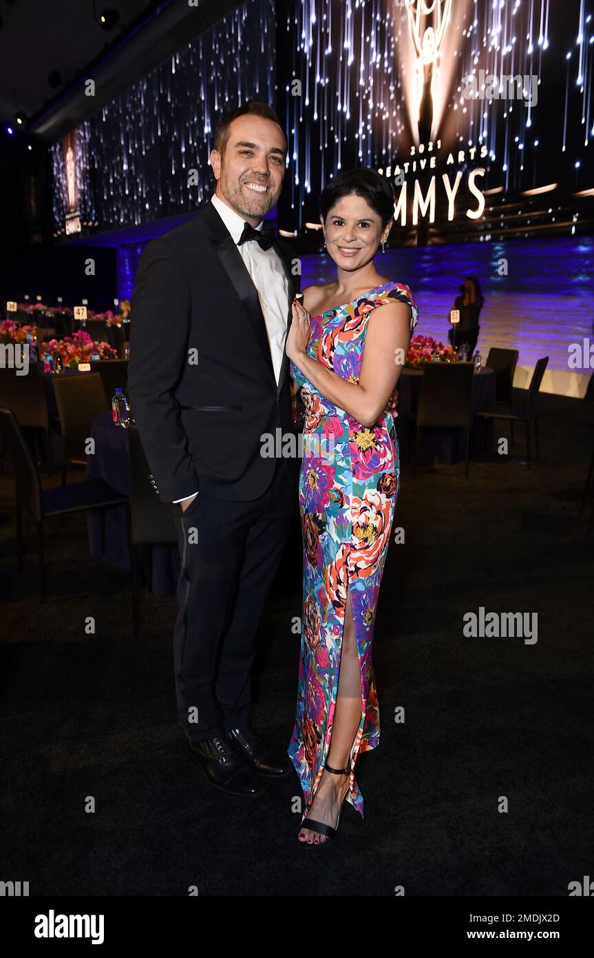 Jeff Perreca, left, and Judalina Neira attend the third ceremony of the ...