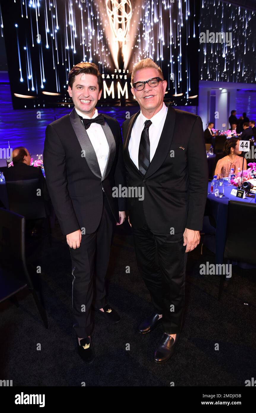 Nick Bolton, left, and Howard Meltzer attend the third ceremony of the ...
