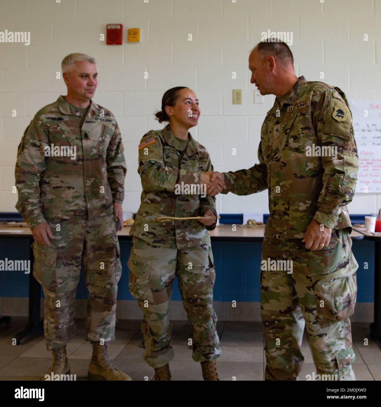 U. S. Army Brig. Gen. Robert Hughes, the Assistant Adjutant General of ...
