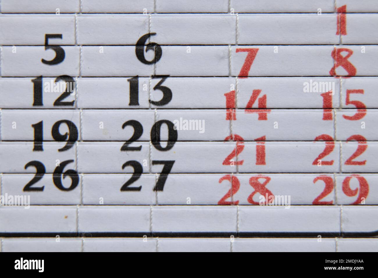 calendar as background macro photo, calendar days as background Stock ...