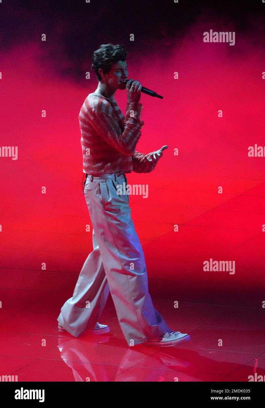Shawn Mendes performs "Summer of Love" at the MTV Video Music Awards at ...