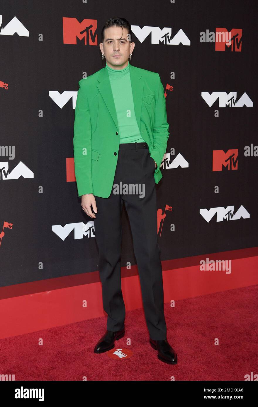G-Eazy arrives at the MTV Video Music Awards at Barclays Center on ...