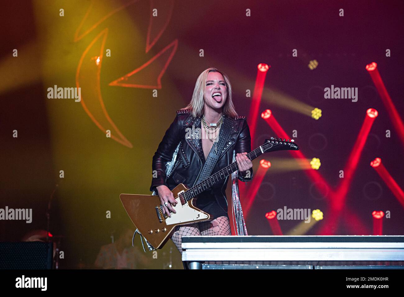Lzzy Hale of Halestorm performs at Inkcarceration Music and Tattoo ...