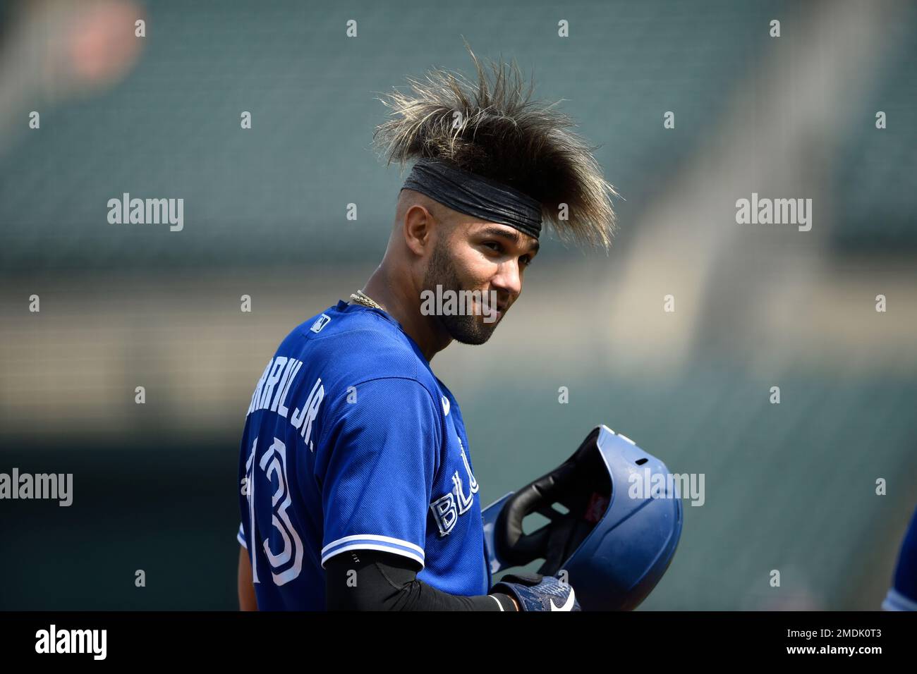 Toronto Blue Jays' Lourdes Gurriel Jr. in a baseball game Sunday, Sept ...