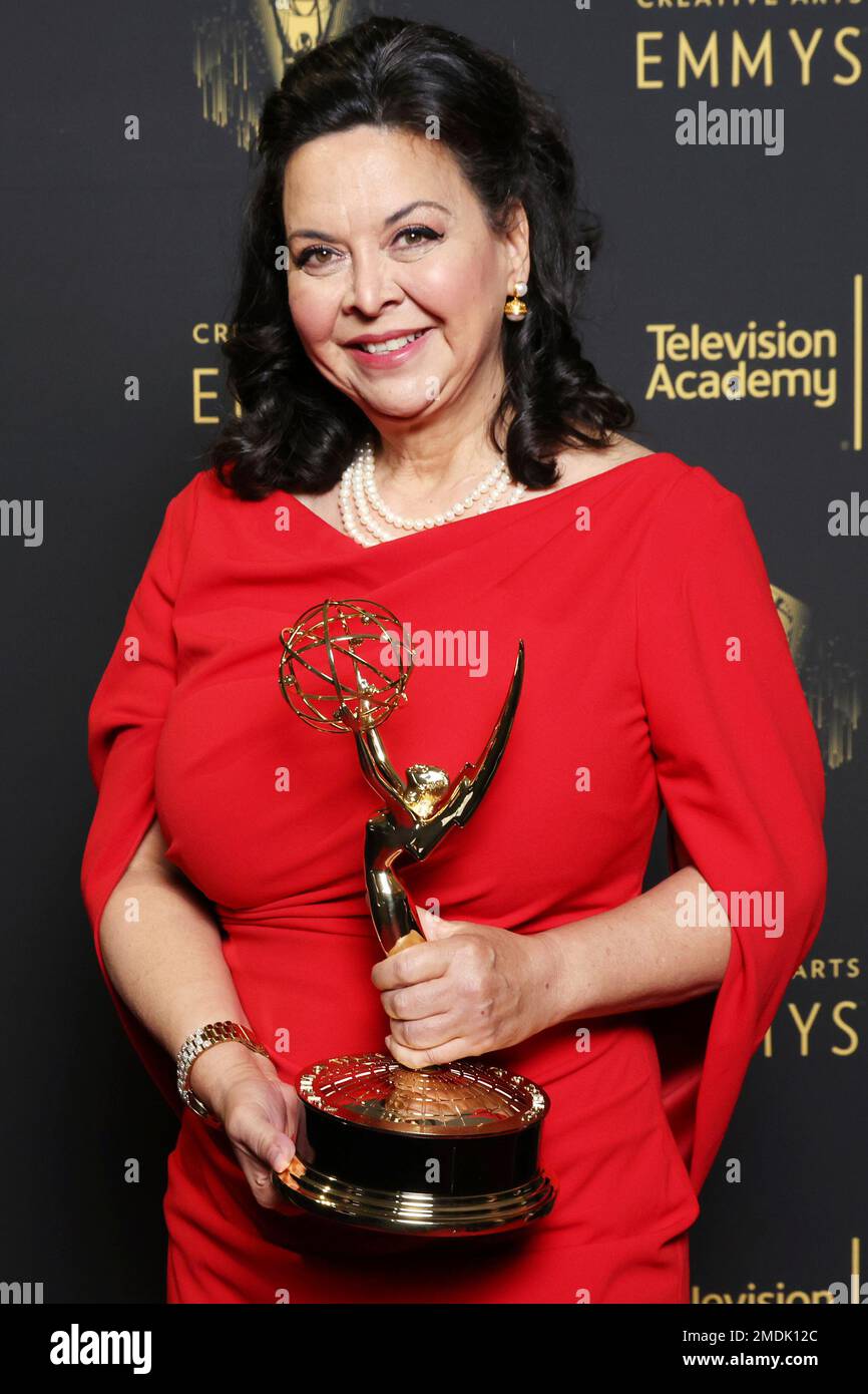 Maria S. Schlatter, winner of the Emmy for outstanding television movie ...
