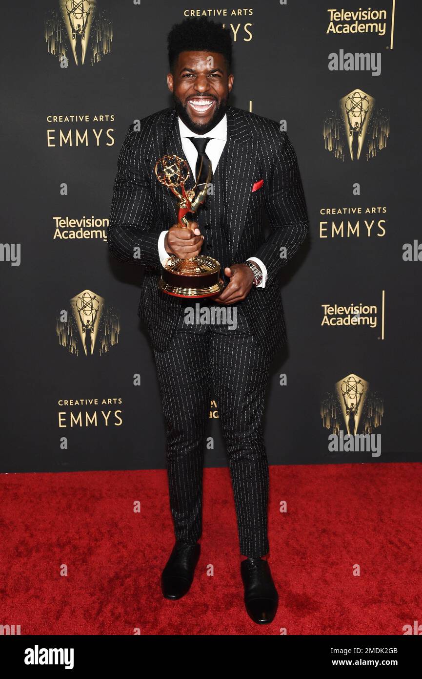 Emmanuel Acho, winner of the Emmy for outstanding short form nonfiction ...