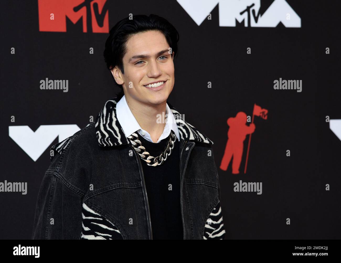 Lil Huddy arrives at the MTV Video Music Awards at Barclays Center on ...