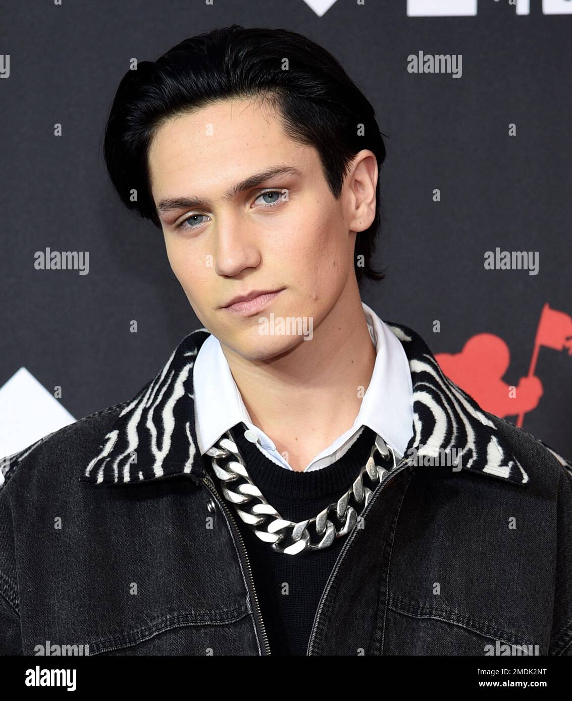 Lil Huddy arrives at the MTV Video Music Awards at Barclays Center on ...