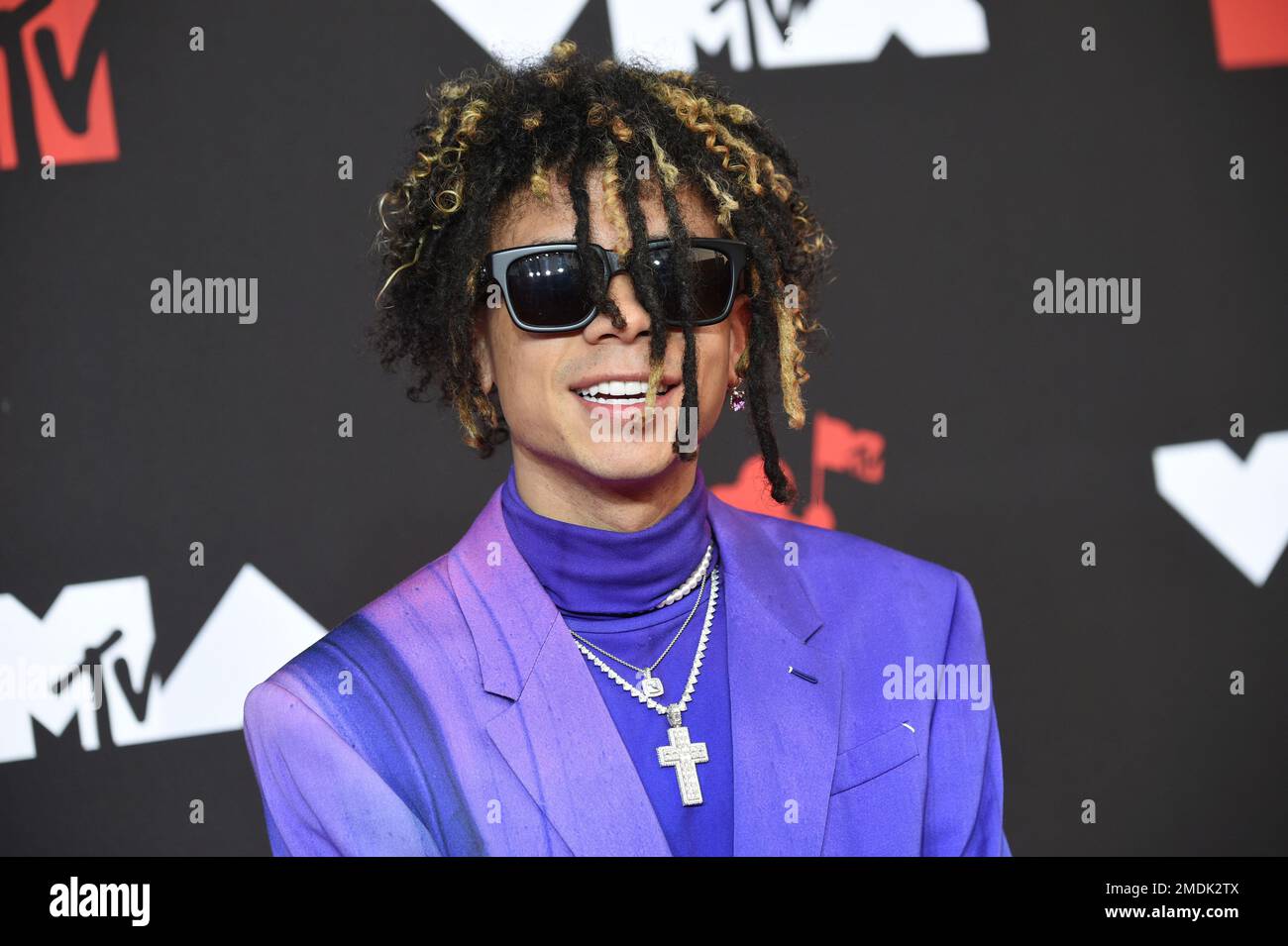 Iann Dior arrives at the MTV Video Music Awards at Barclays Center on ...