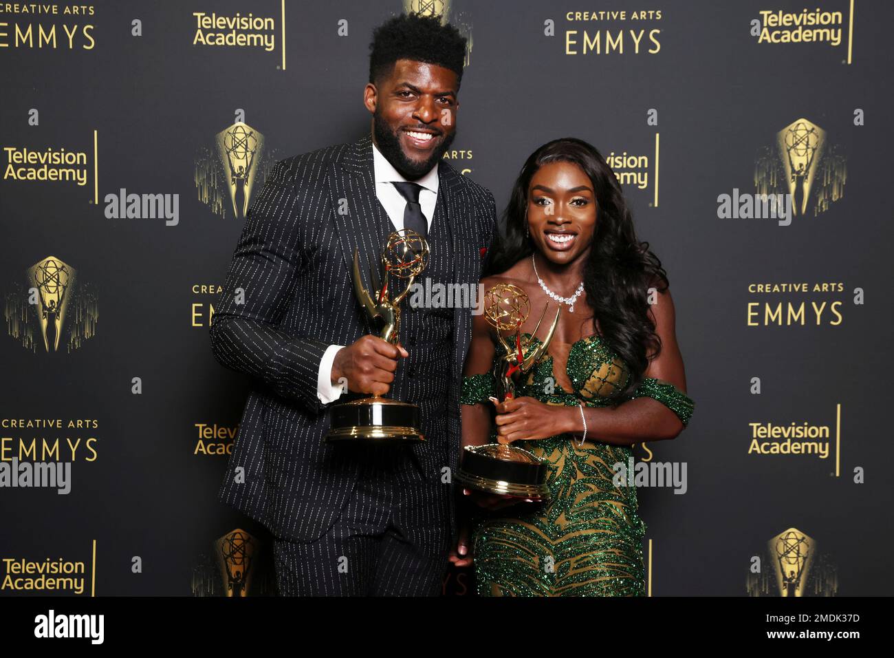 Emmanuel Acho and Morolake Akinosun, winners of the Emmy for ...