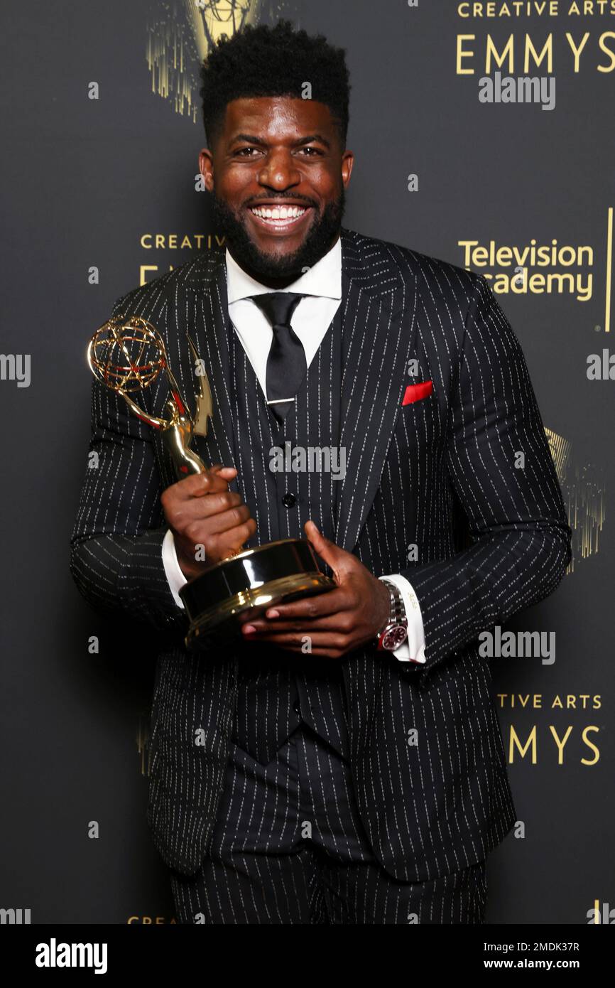 Emmanuel Acho, winner of the Emmy for outstanding short form nonfiction ...