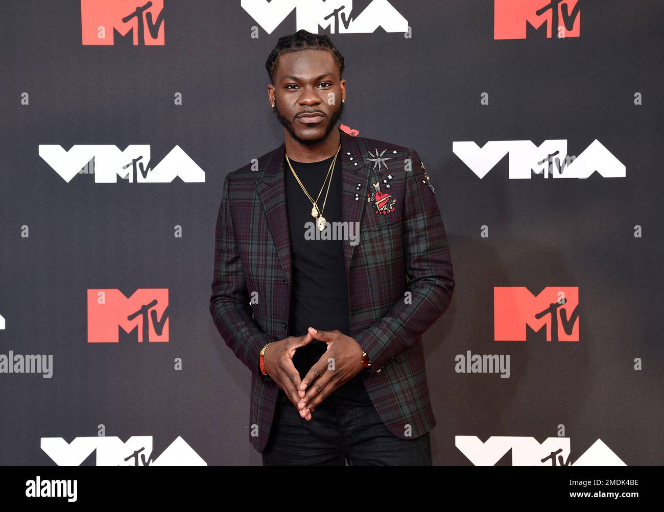 Dometi Pongo arrives at the MTV Video Music Awards at Barclays Center ...