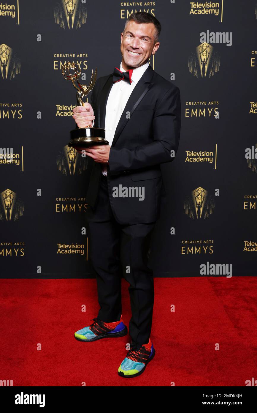 Ethan Petersen, winner of the award for outstanding casting for a ...