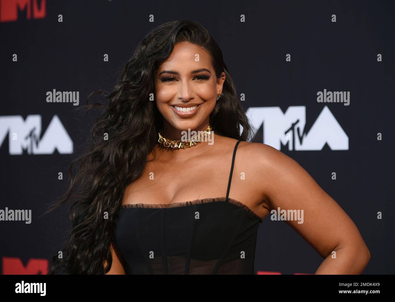Nessa arrives at the MTV Video Music Awards at Barclays Center on ...