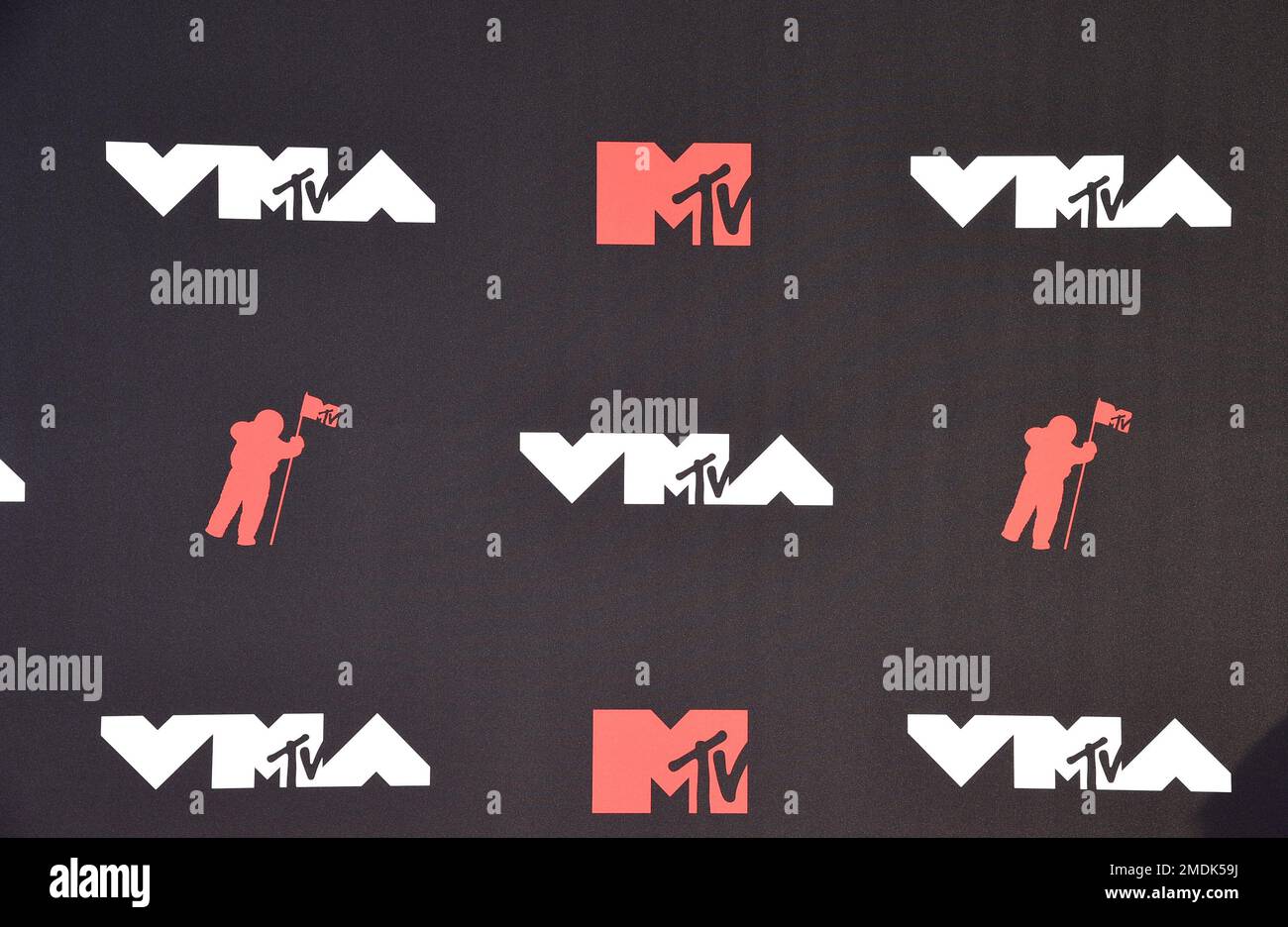 MTV signage is seen at the MTV Video Music Awards at Barclays Center on ...