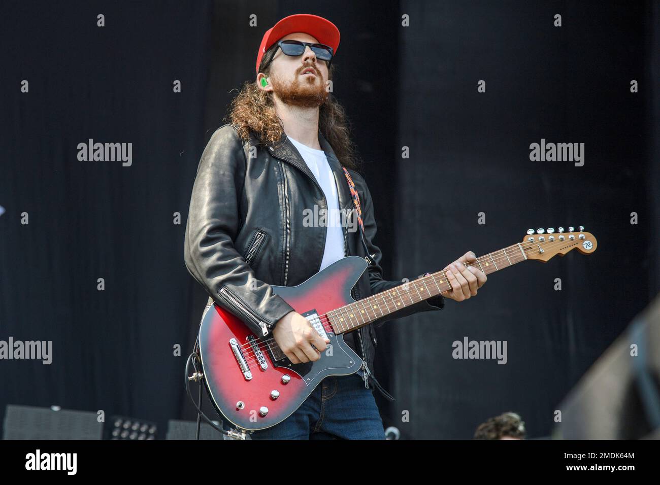 Jeremy DePoyster of the band The Devil Wears Prada performs at ...