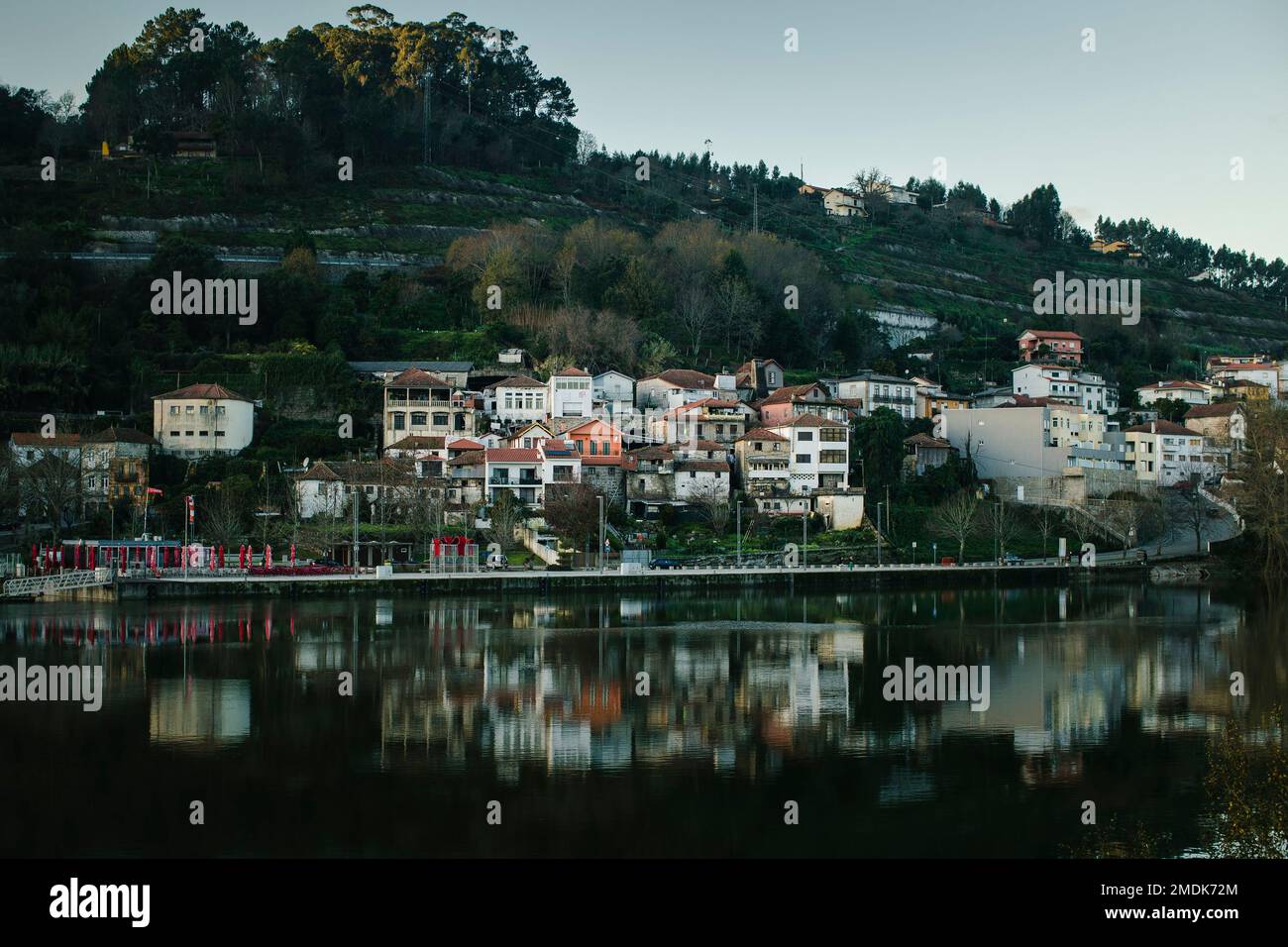 A small town on the banks of the Douro River, Portugal Stock Photo - Alamy
