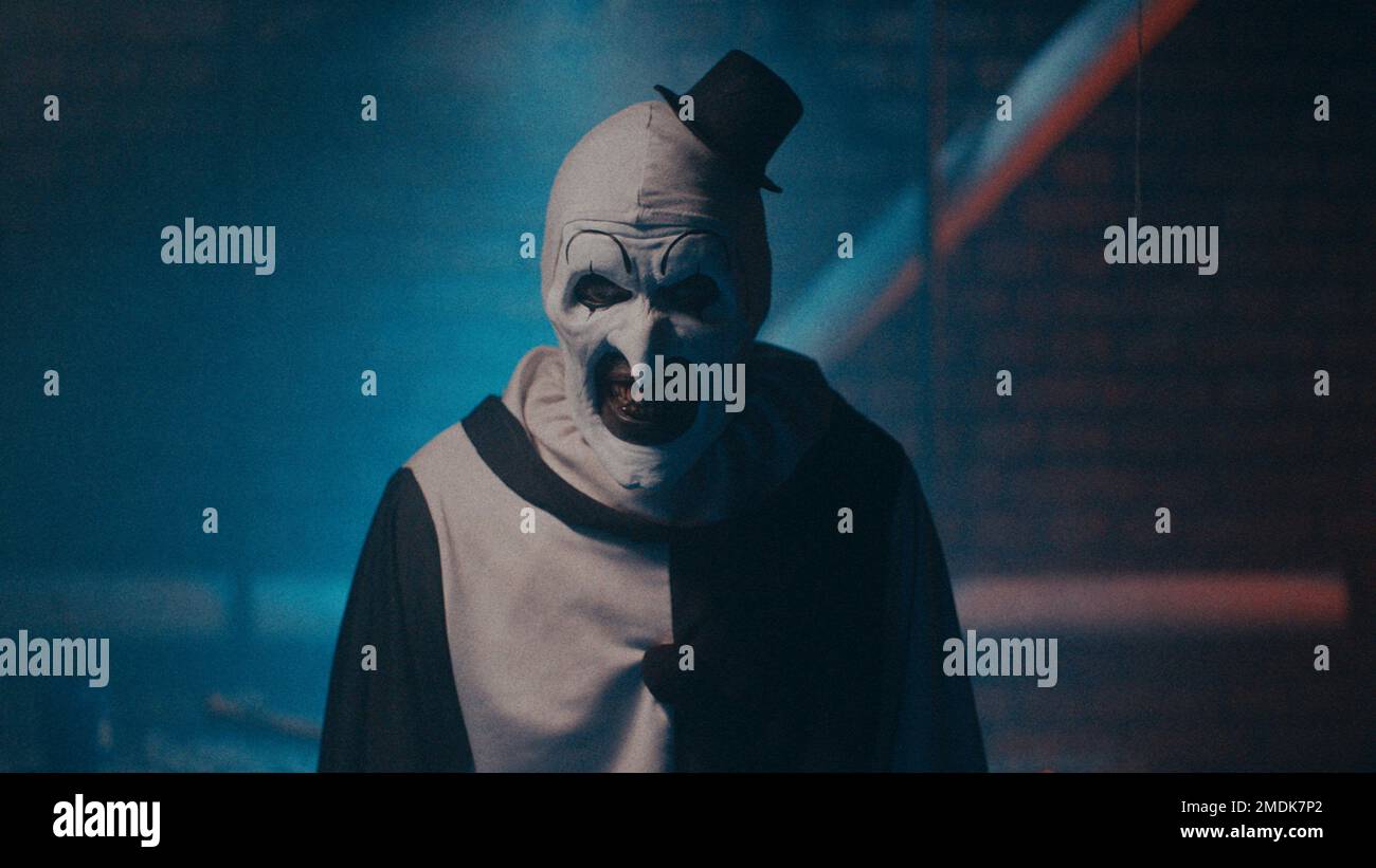 DAVID HOWARD THORNTON in TERRIFIER 2 (2022), directed by DAMIEN LEONE ...