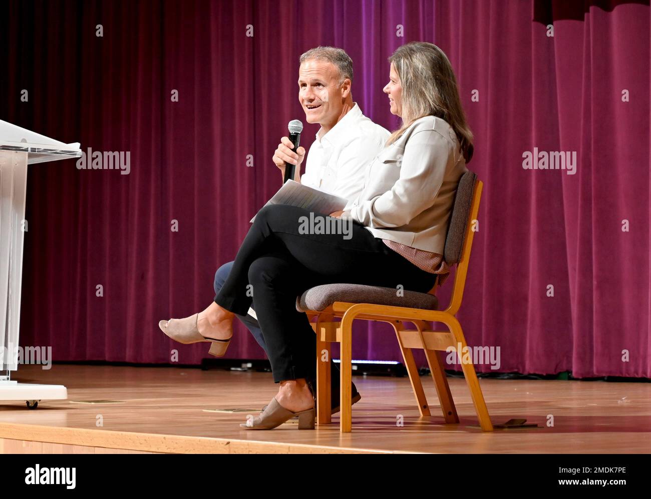 Chap. (Col.) Tony Petros, 8th Army command chaplain, and his wife ...