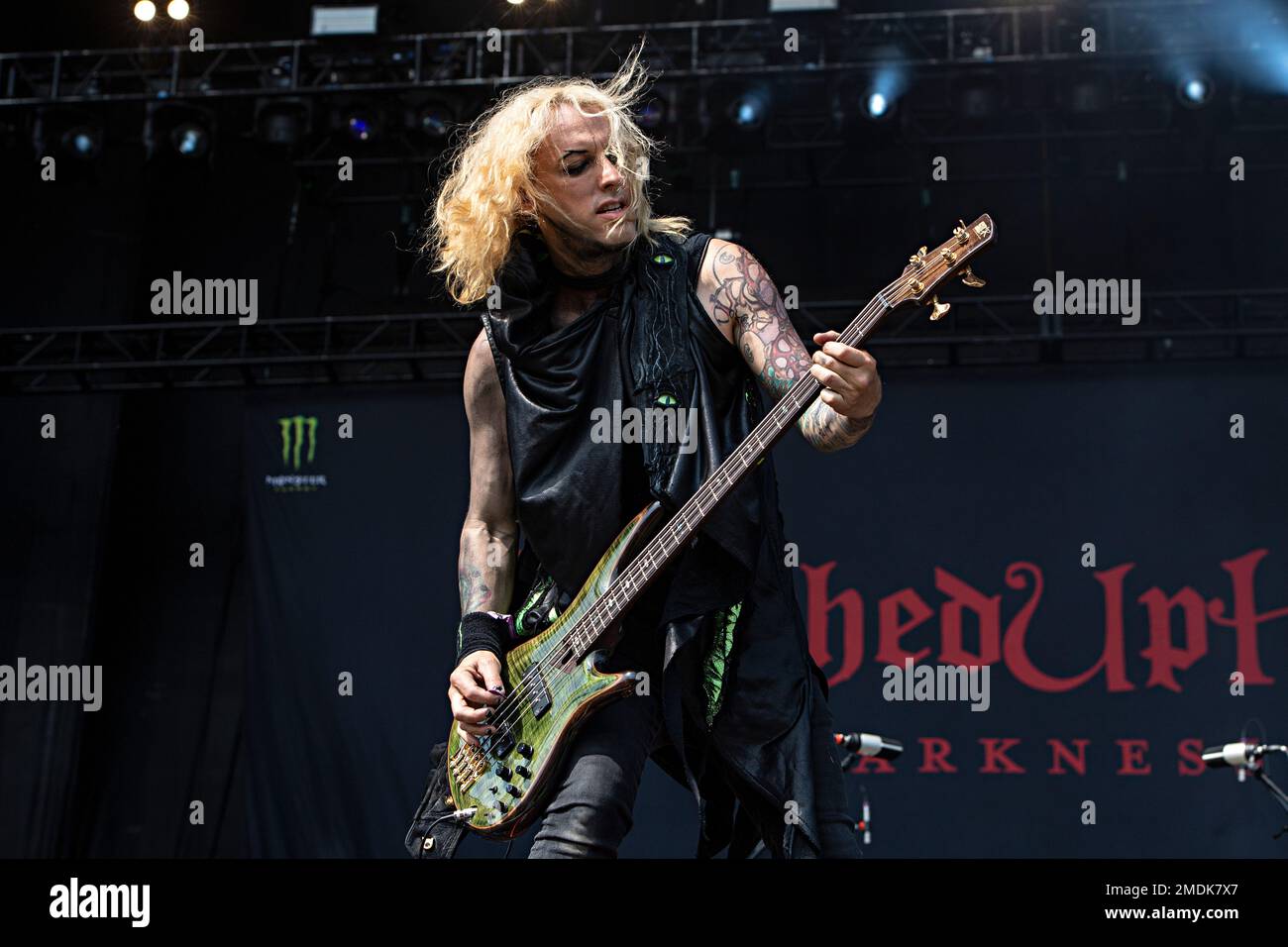 Randy Mathias of Stitched Up Heart performs at Inkcarceration Music and ...