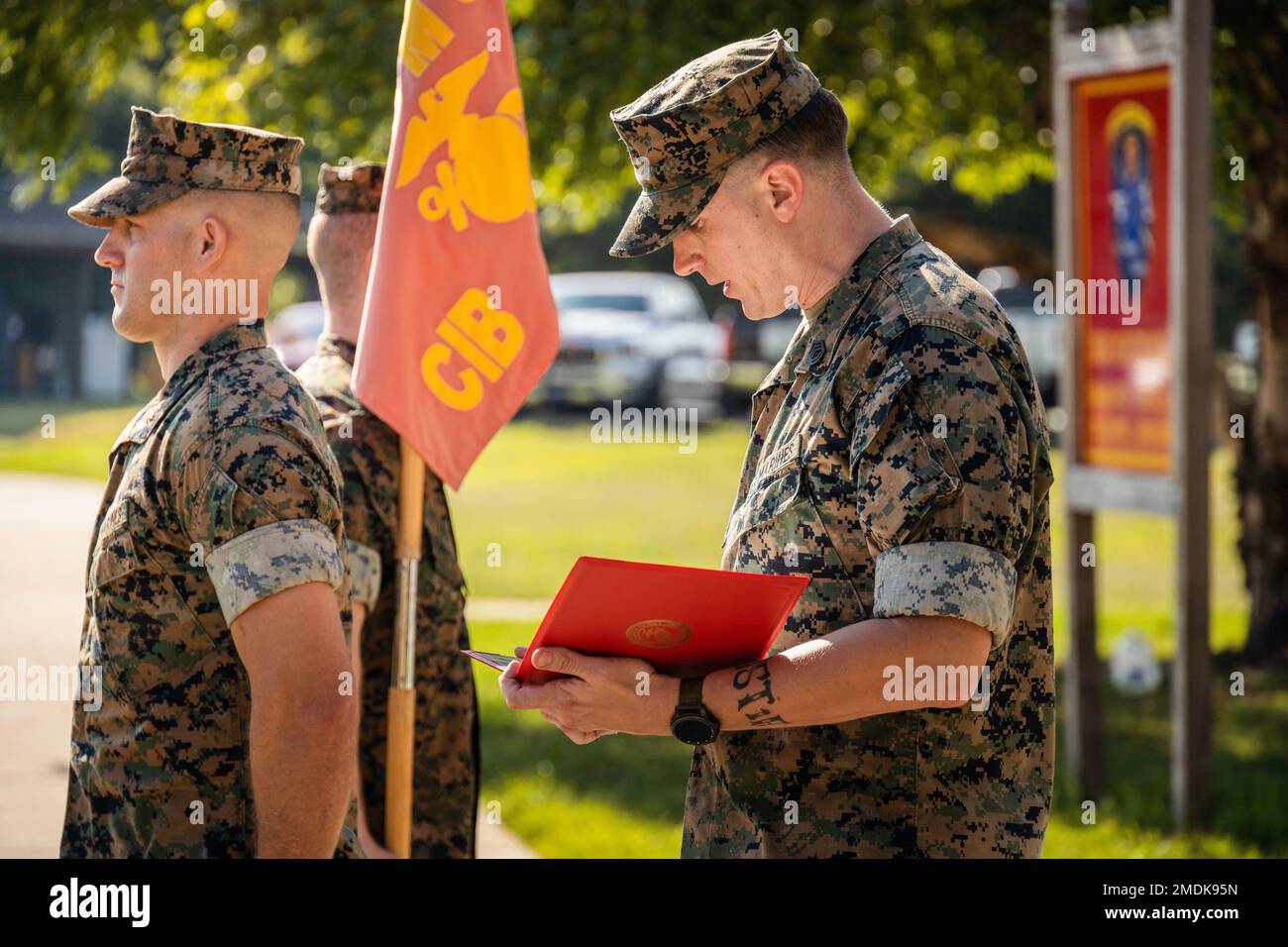 Gunnery Sgt. Jonathan M. Eby, an infantry unit leader with II Marine ...