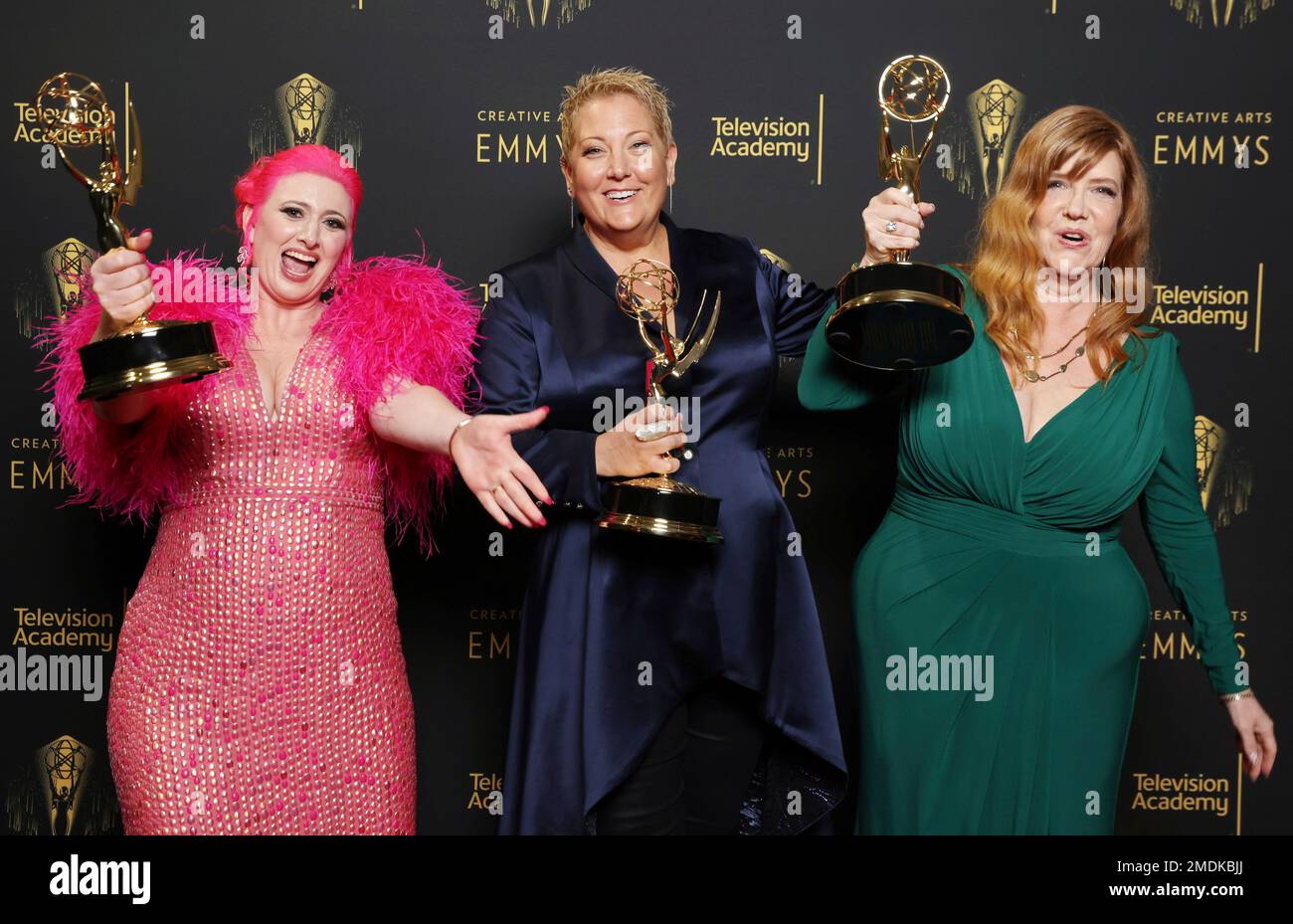 Erica D. Schwartz, Ariyela Wald-Cohain and Patty Malkin pose for a ...