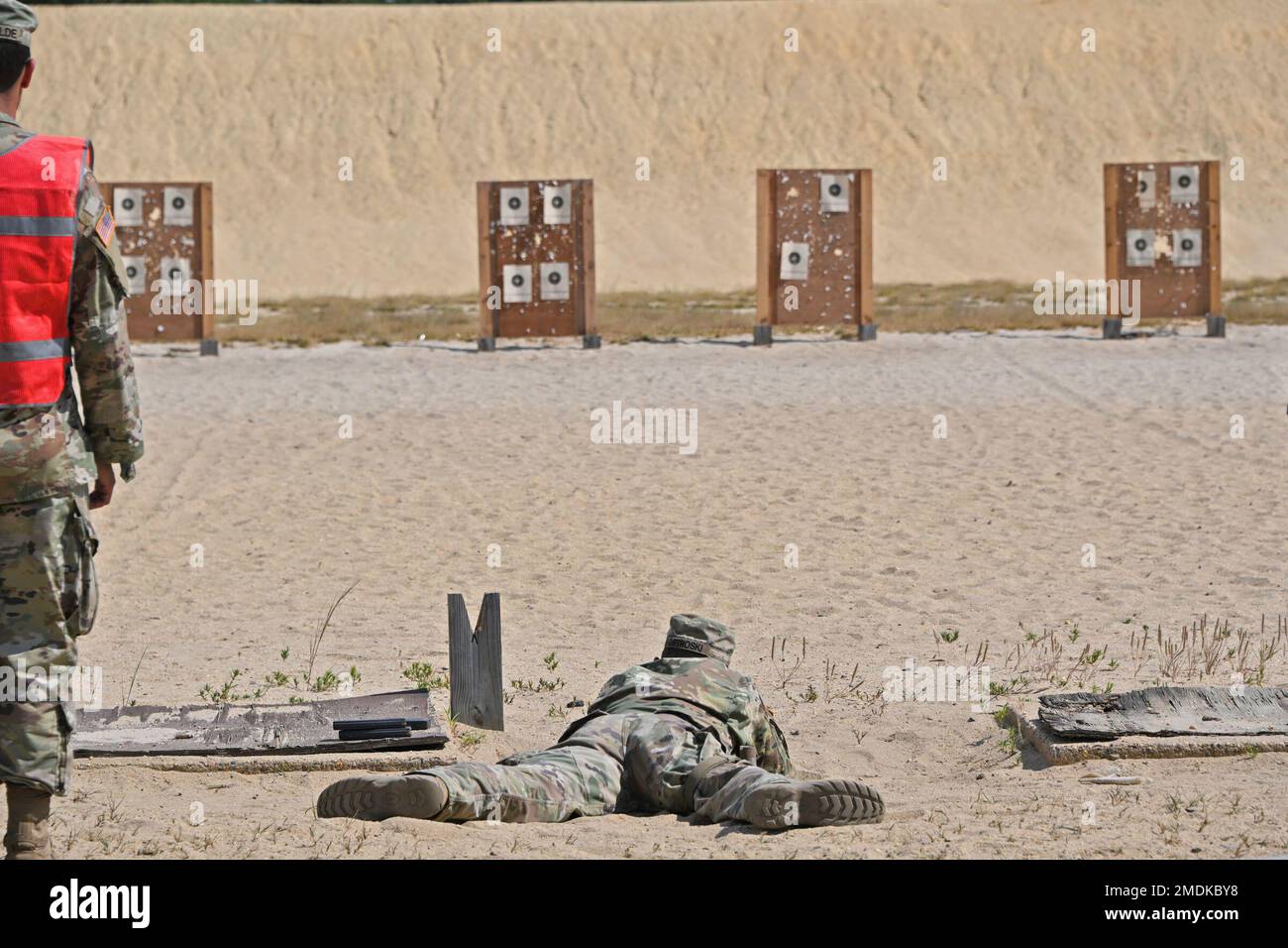 The 352nd Military Police Brigade were at the Fort Dix Range Complex on ...