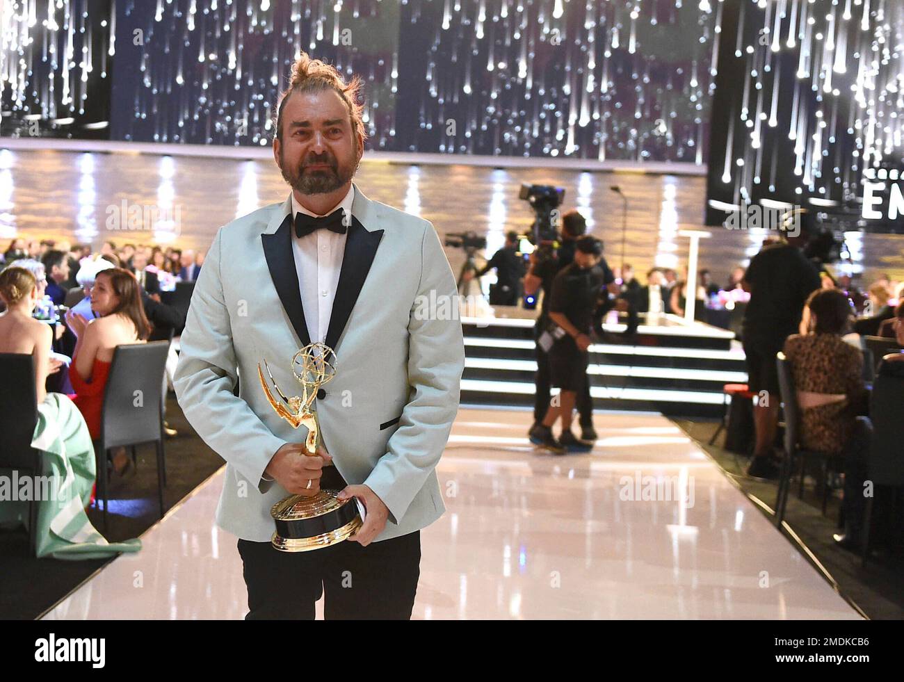 Marc Pilcher, winner of outstanding period and/or character hairstyling ...