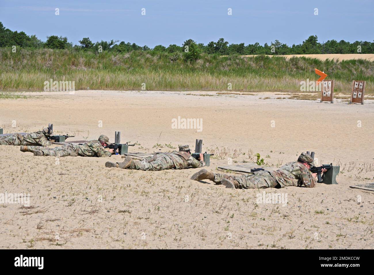 The 352nd Military Police Brigade were at the Fort Dix Range Complex on ...