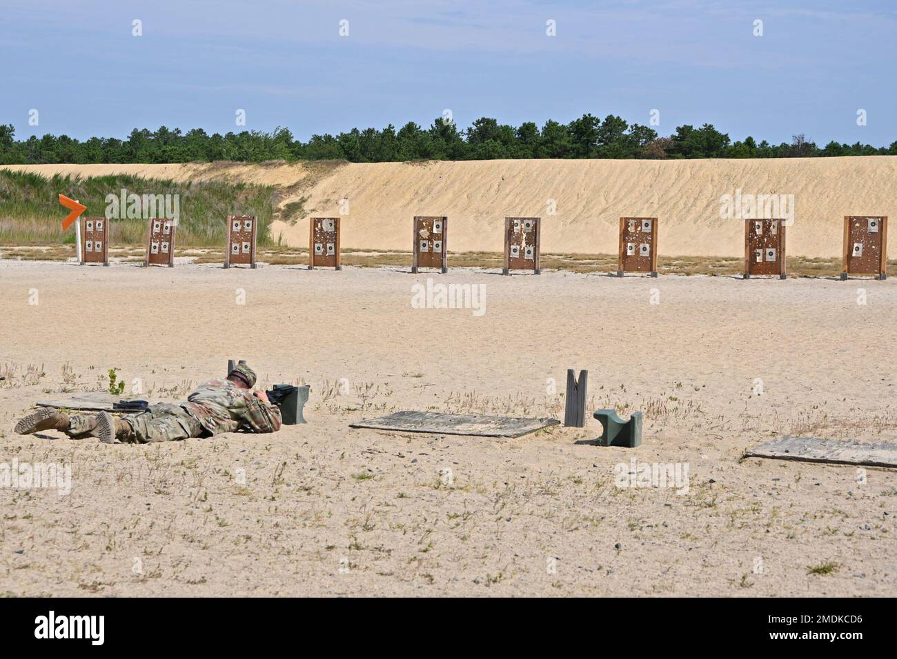 The 352nd Military Police Brigade were at the Fort Dix Range Complex on ...