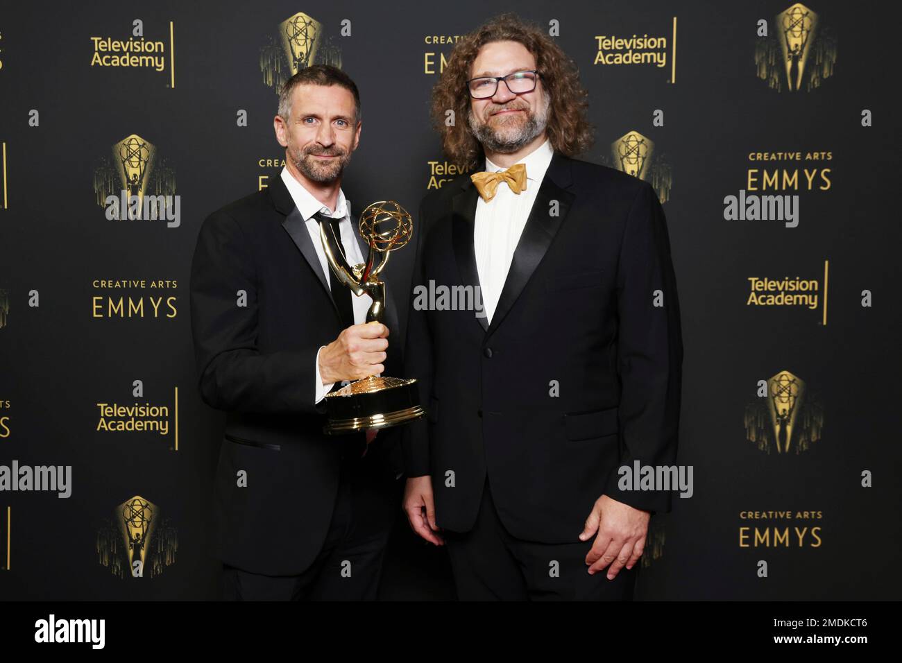 Stephane Rituit and Sebastian Sylwan pose for a portrait with their ...