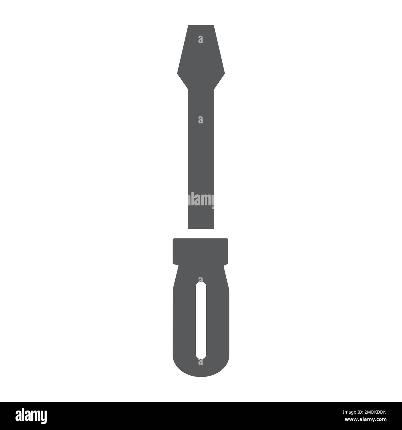 Screwdriver glyph icon, tool and repair, equipment sign, vector ...