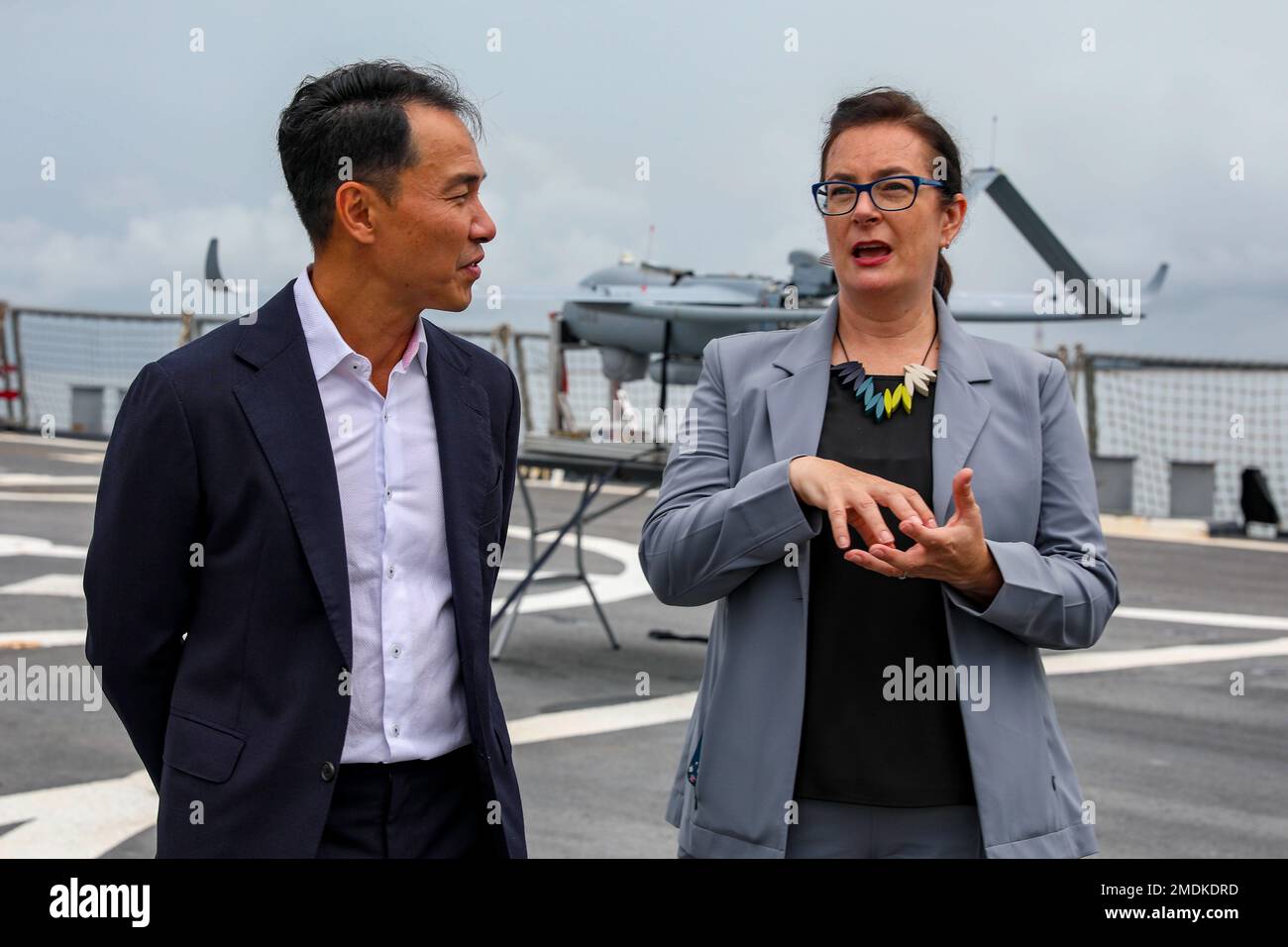 220725-N-HP061-0113 BRUNEI (July 25, 2022) Deputy Chief of Mission of ...